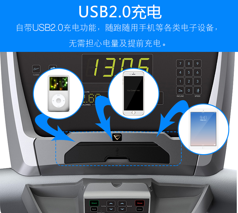Vision T40 Classic 乔山高端智能商务/别墅专供商用级跑步机
